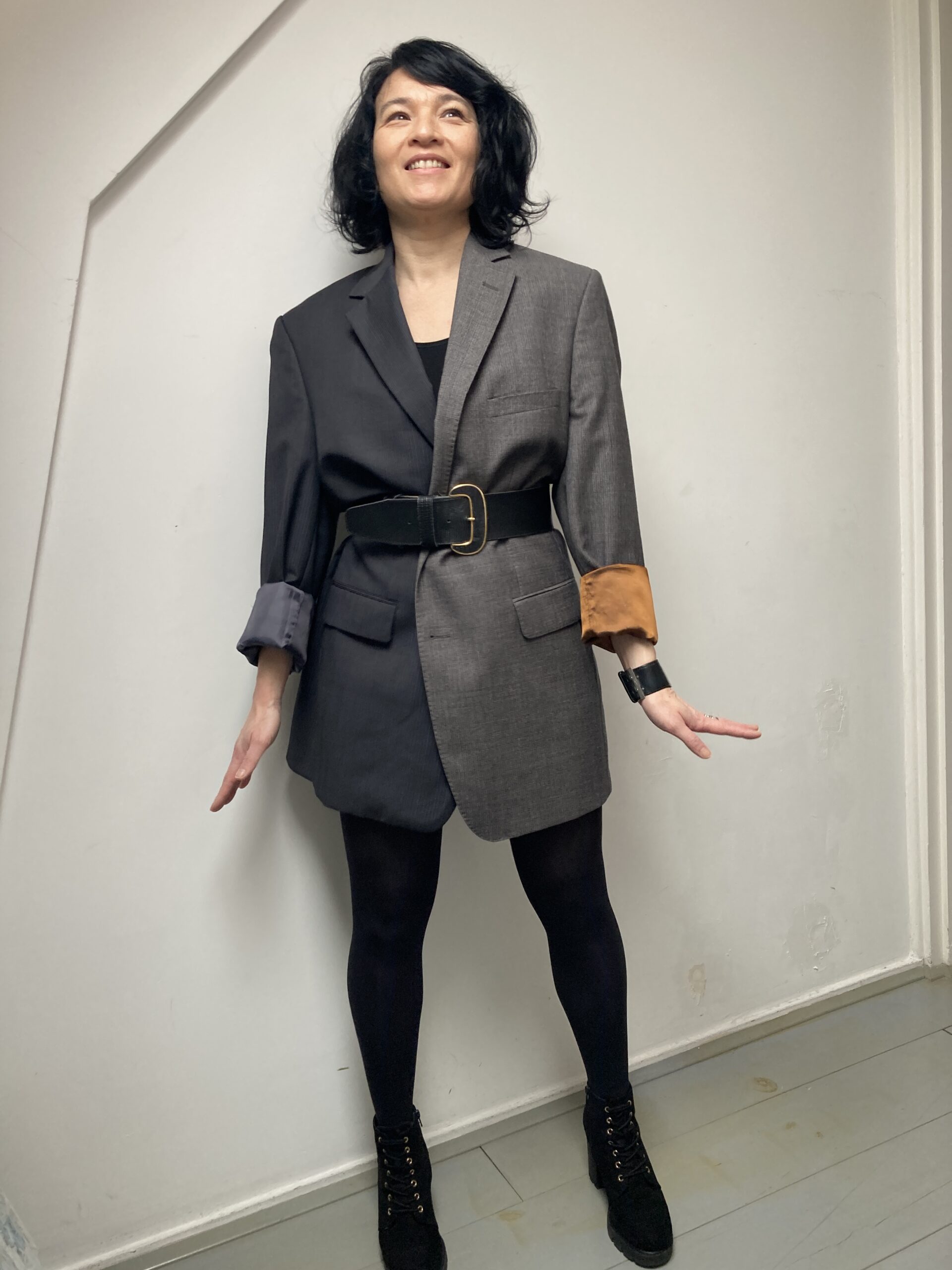 Two tone blazer – rEBEL REMAKE